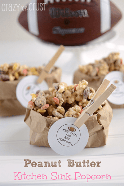 Peanut Butter Kitchen Sink Popcorn {A Football Party with Walgreens ...