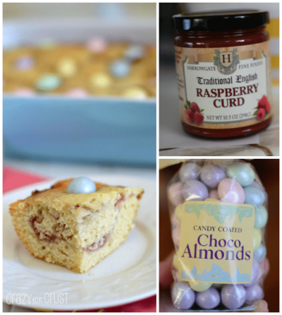 Raspberry Snack Cake for Easter Brunch - Crazy for Crust