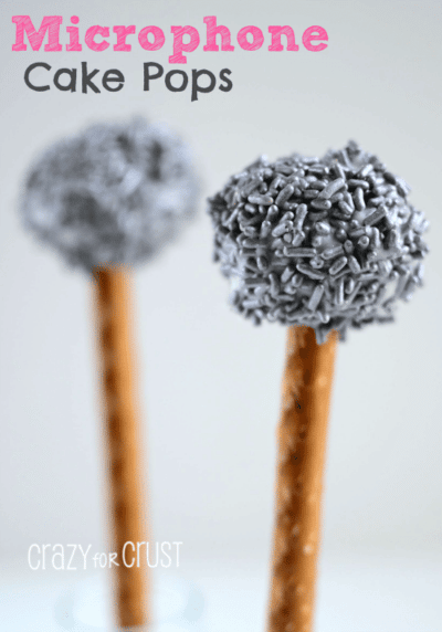Microphone Cake Pops - Crazy for Crust