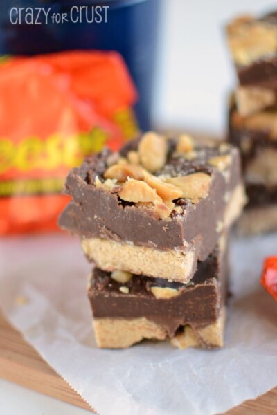 Easy 4-ingredient Kit Kat Fudge - Crazy for Crust