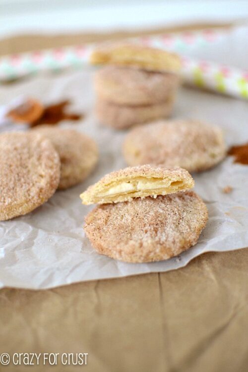Chocolate Churro Pies - Crazy for Crust