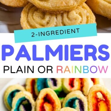 Easy Palmiers (Rainbow Palmiers) - Crazy for Crust