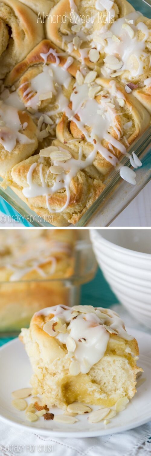 Almond Sweet Rolls - Crazy for Crust