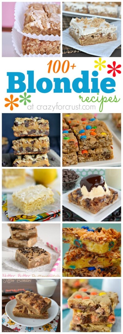Over 100 Blondie Recipes - Crazy for Crust