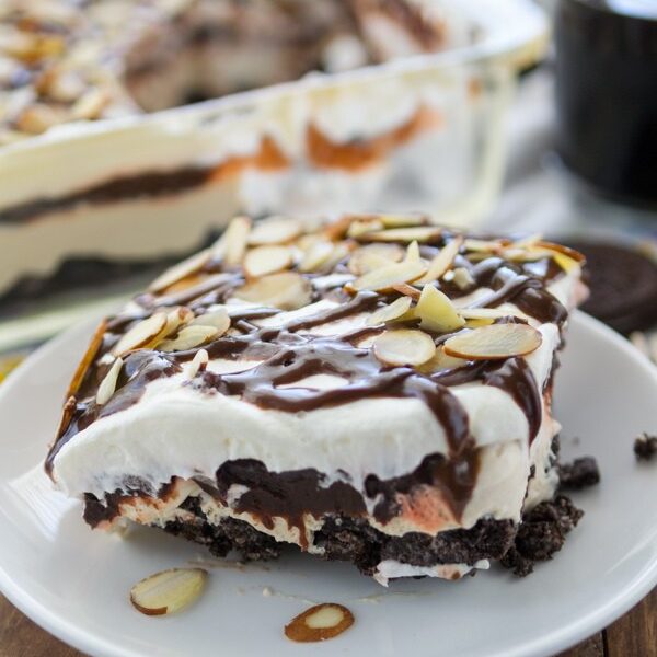 No Bake Mocha Mud Pie Dessert - Crazy for Crust