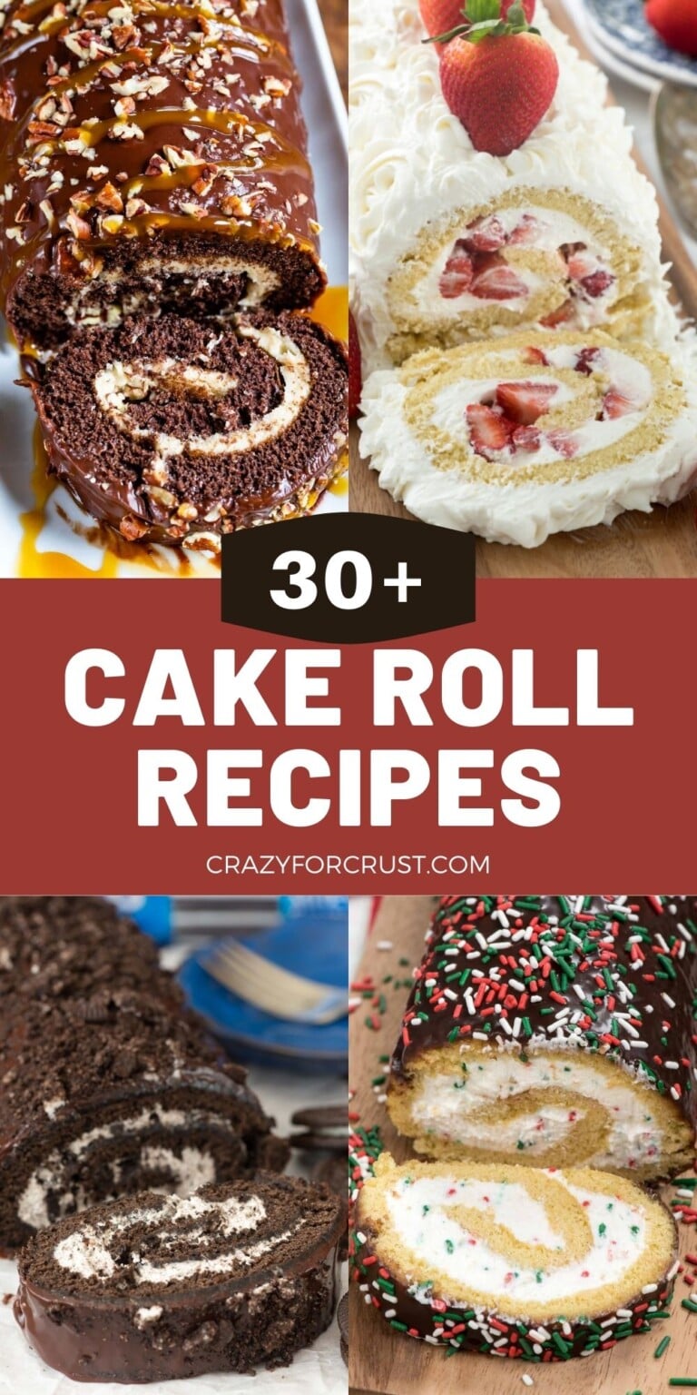 Over 30 Cake Roll Recipes - Crazy for Crust