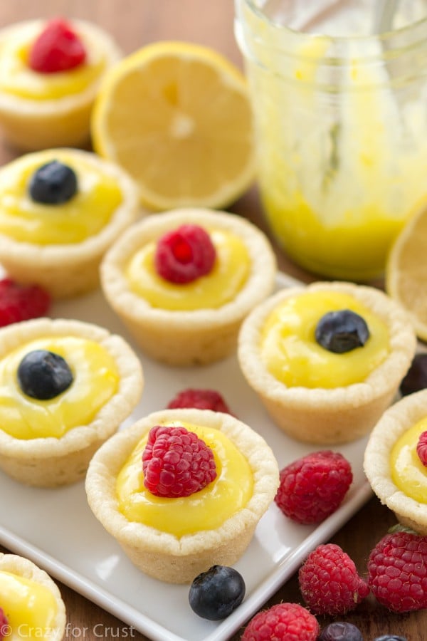 Easy Lemon Tarts Crazy For Crust