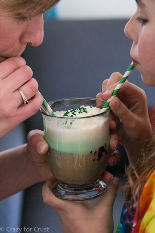 Hot Chocolate Float - Crazy for Crust