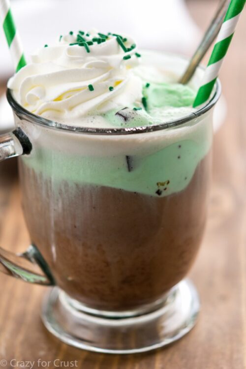 Hot Chocolate Float - Crazy for Crust