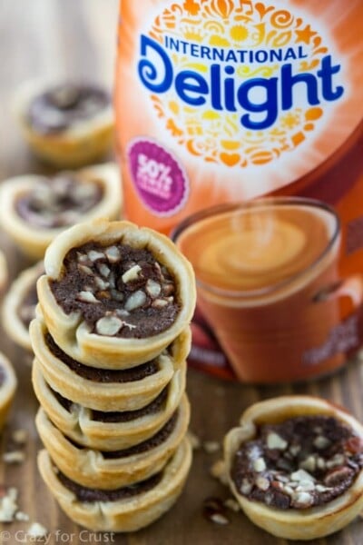 Mini Chocolate Hazelnut Chess Pies - Crazy for Crust