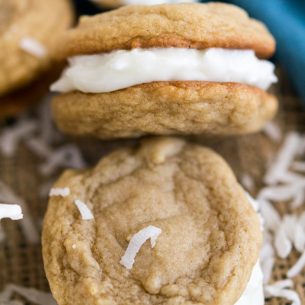 Homemade Coconut Oreos - Crazy for Crust