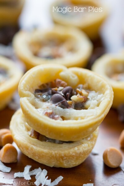 Mini Magic Bar Pies - Crazy for Crust