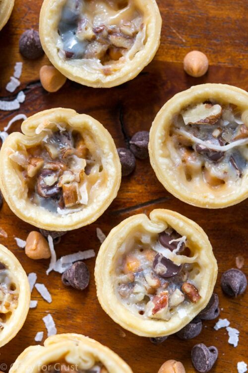 Mini Magic Bar Pies - Crazy for Crust