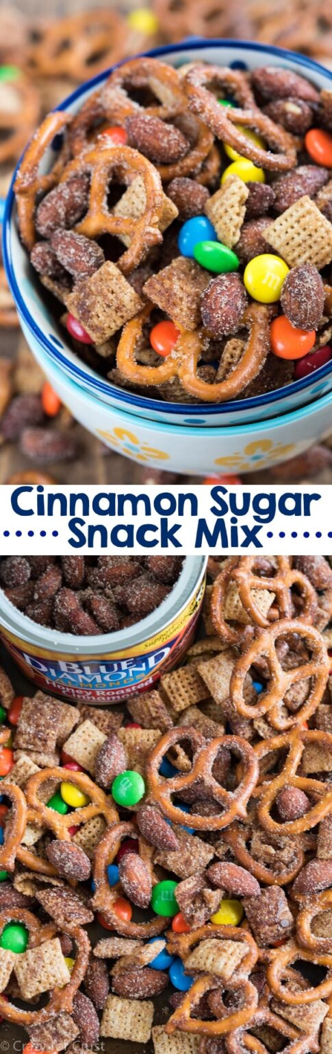 Cinnamon Sugar Snack Mix - Crazy for Crust