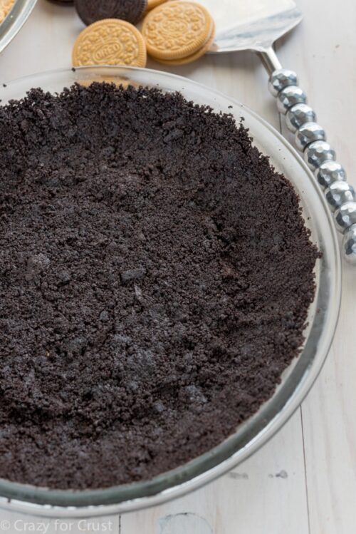 The Perfect Oreo Cookie Crust Recipe - Crazy for Crust