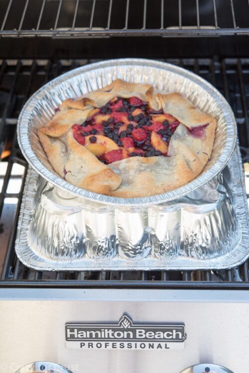How to Grill Pie (Grilled Berry Peach Pie Recipe) - Crazy for Crust