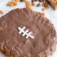 How to Make a Football Cookie Cake - Crazy for Crust