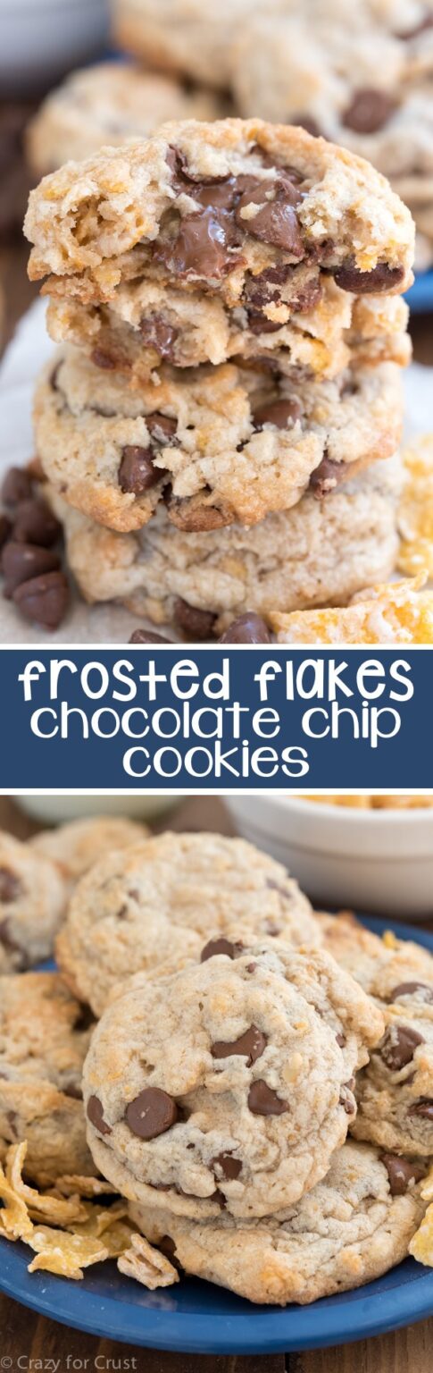 Frosted Flakes Cookies - Crazy for Crust