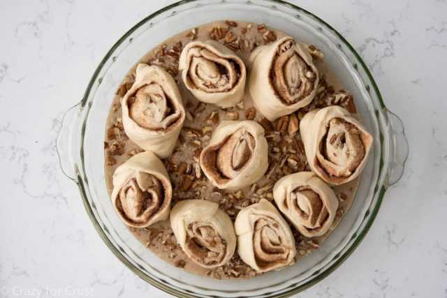 Easy Caramel Pecan Rolls - Crazy for Crust