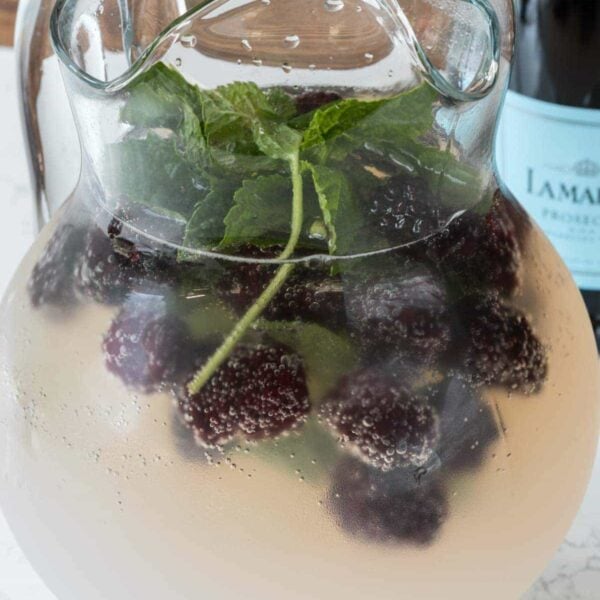 Lemonade Prosecco Punch - Crazy for Crust
