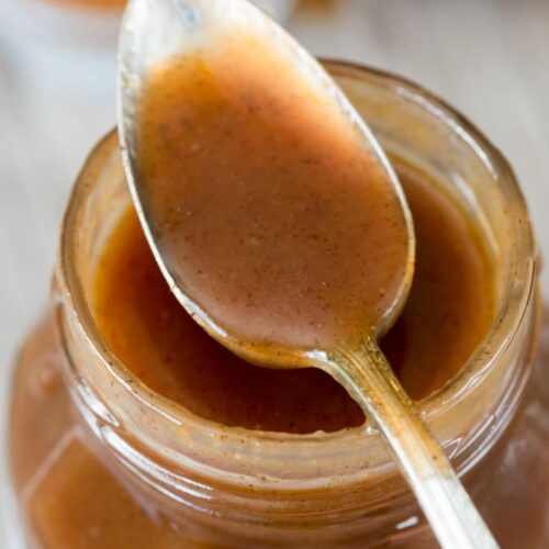 Easy Homemade Cinnamon Caramel Sauce - Crazy for Crust