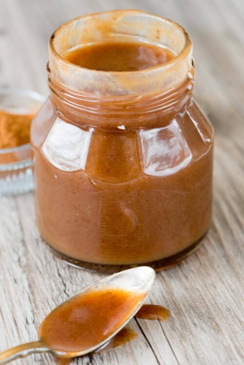 Easy Homemade Cinnamon Caramel Sauce - Crazy for Crust