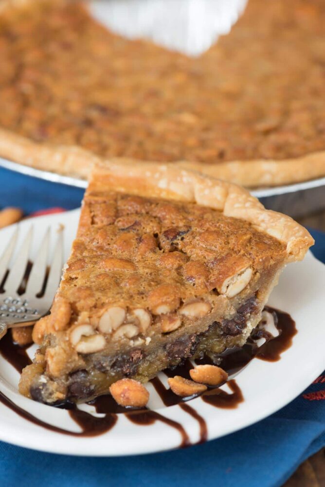 Peanut Pie with Chocolate - Crazy for Crust