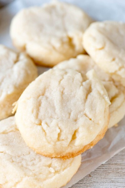 Soft Chewy Shortbread Cookies (1 dough 4 ways) - Crazy for Crust