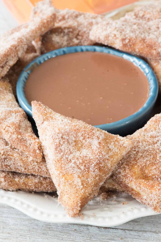 Crescent Roll Churros - Crazy for Crust