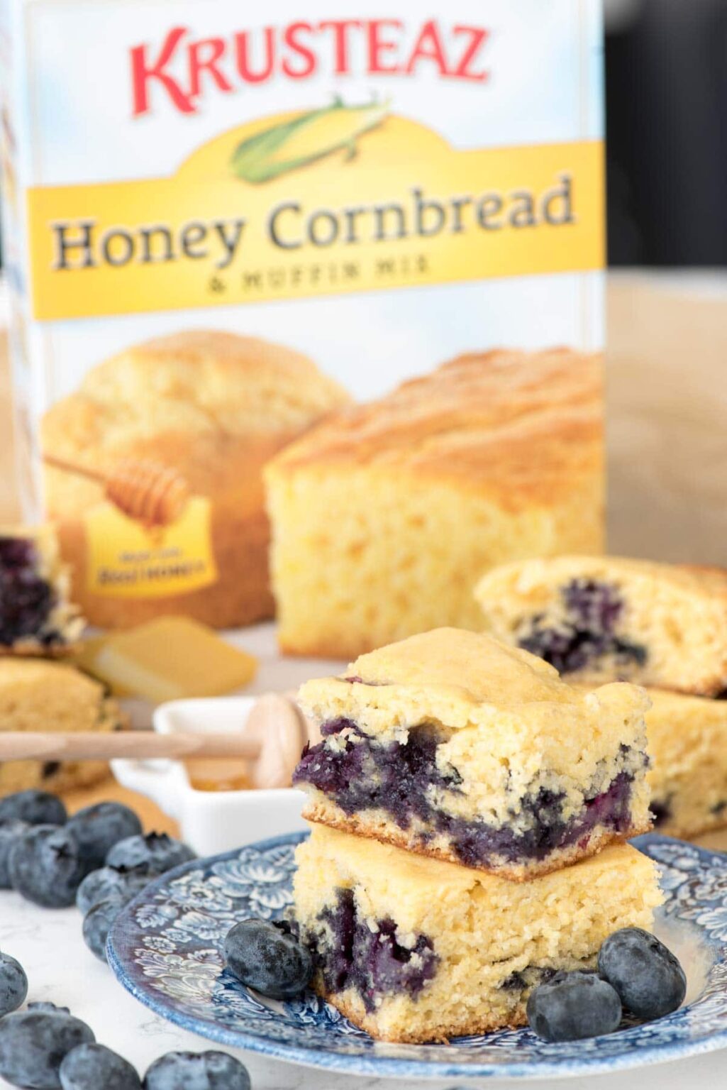 Blueberry Cornbread Recipe - Crazy for Crust