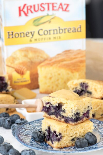 Blueberry Cornbread Recipe - Crazy for Crust