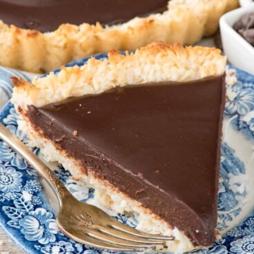 Chocolate Macaroon Pie - Crazy For Crust