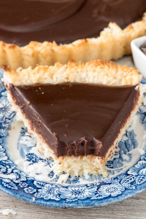 Chocolate Macaroon Pie - Crazy For Crust