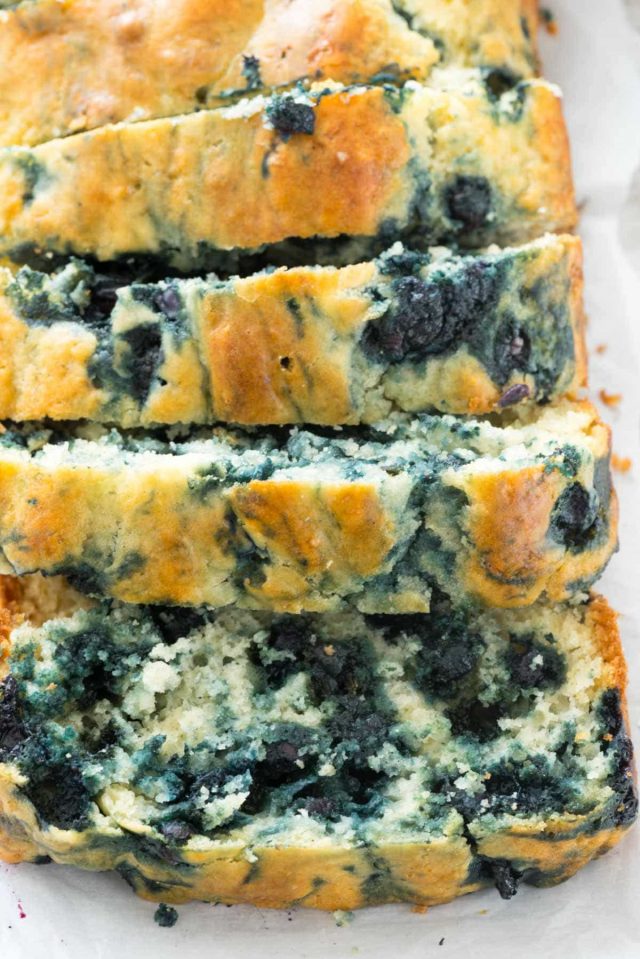 Blueberry Quick Bread - Crazy for Crust
