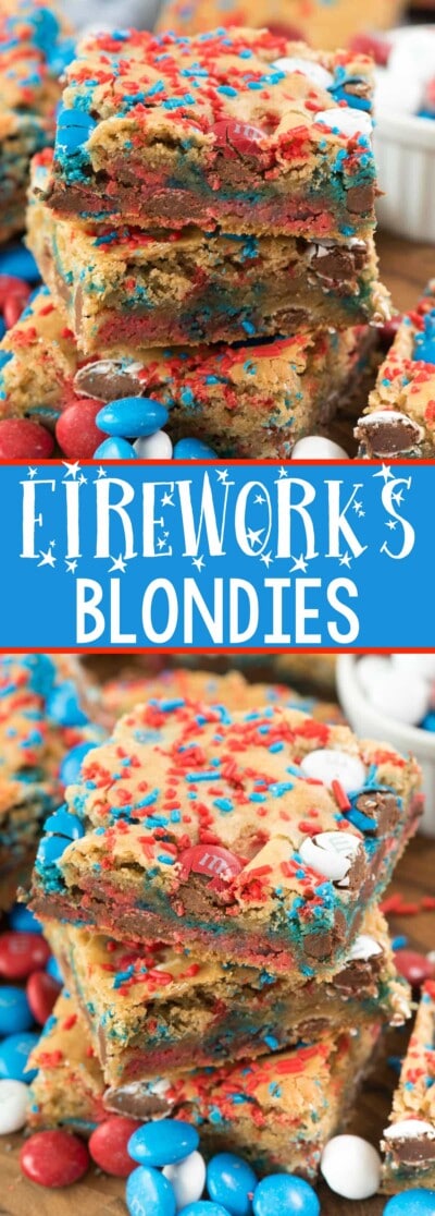 Fireworks Blondies - Crazy for Crust
