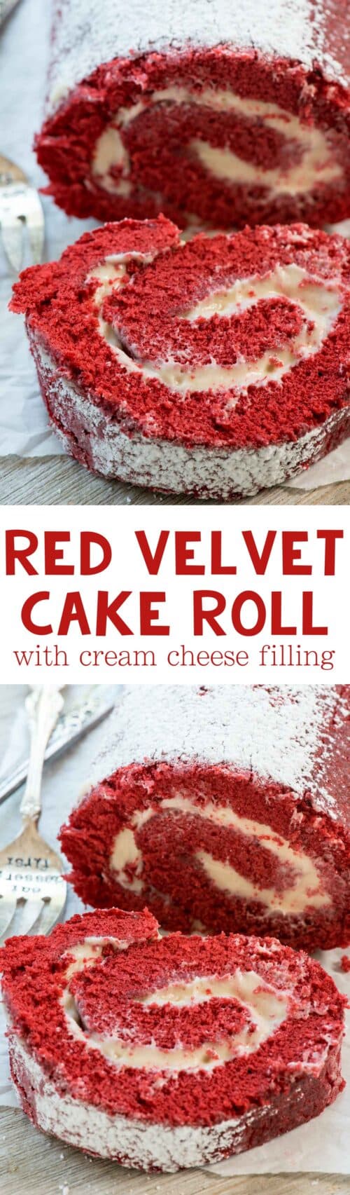 Red Velvet Cake Roll - Crazy for Crust