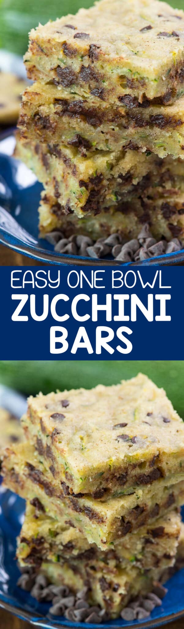Chocolate Chip Zucchini Bars - Crazy for Crust