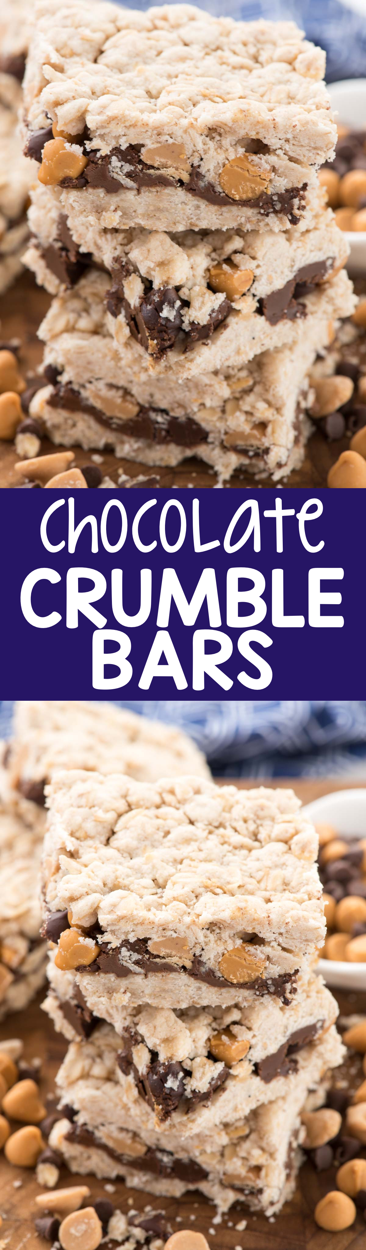 Chocolate Magic Crumble Bars - Crazy for Crust