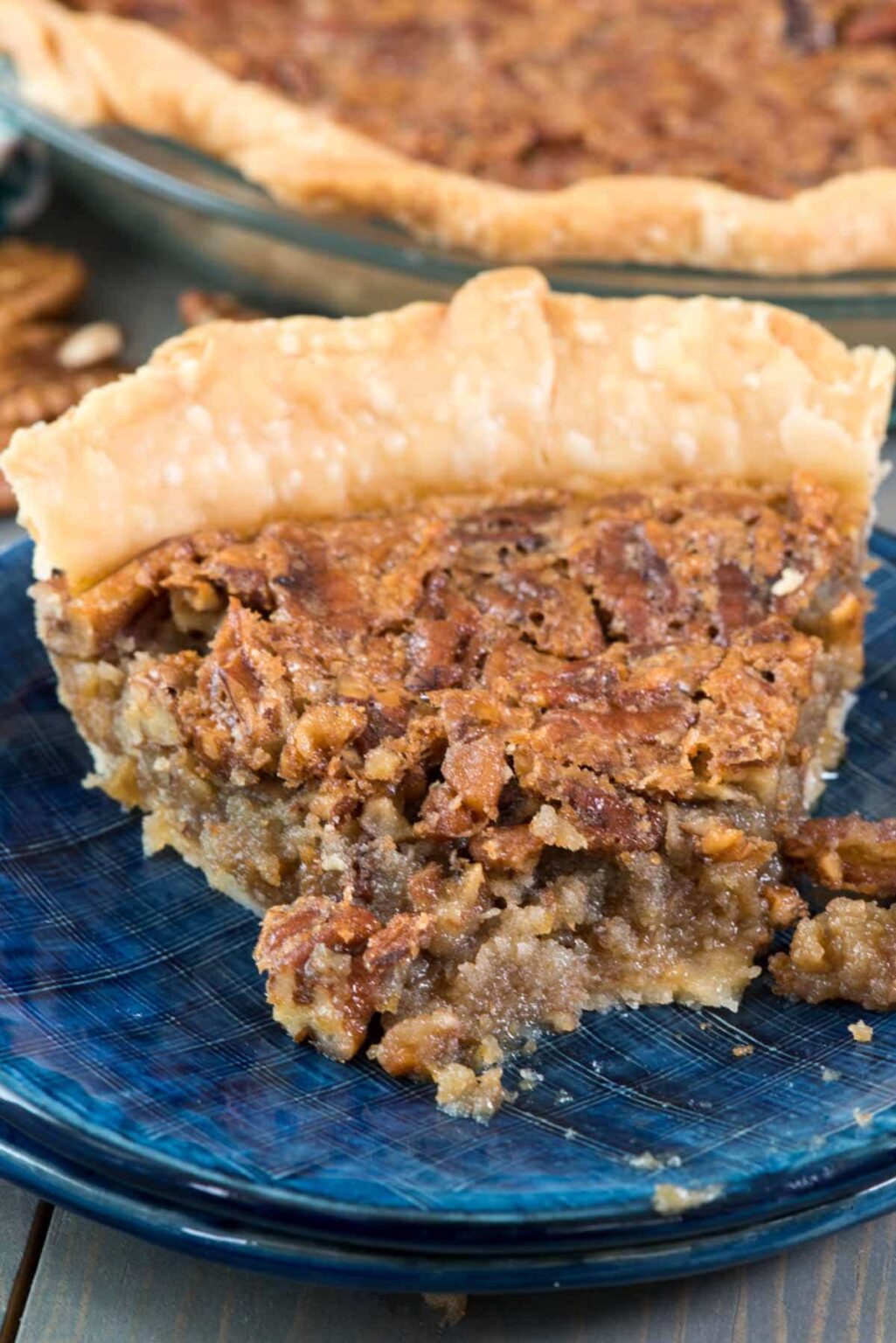 Brown Sugar Pecan Pie without corn syrup - Crazy for Crust