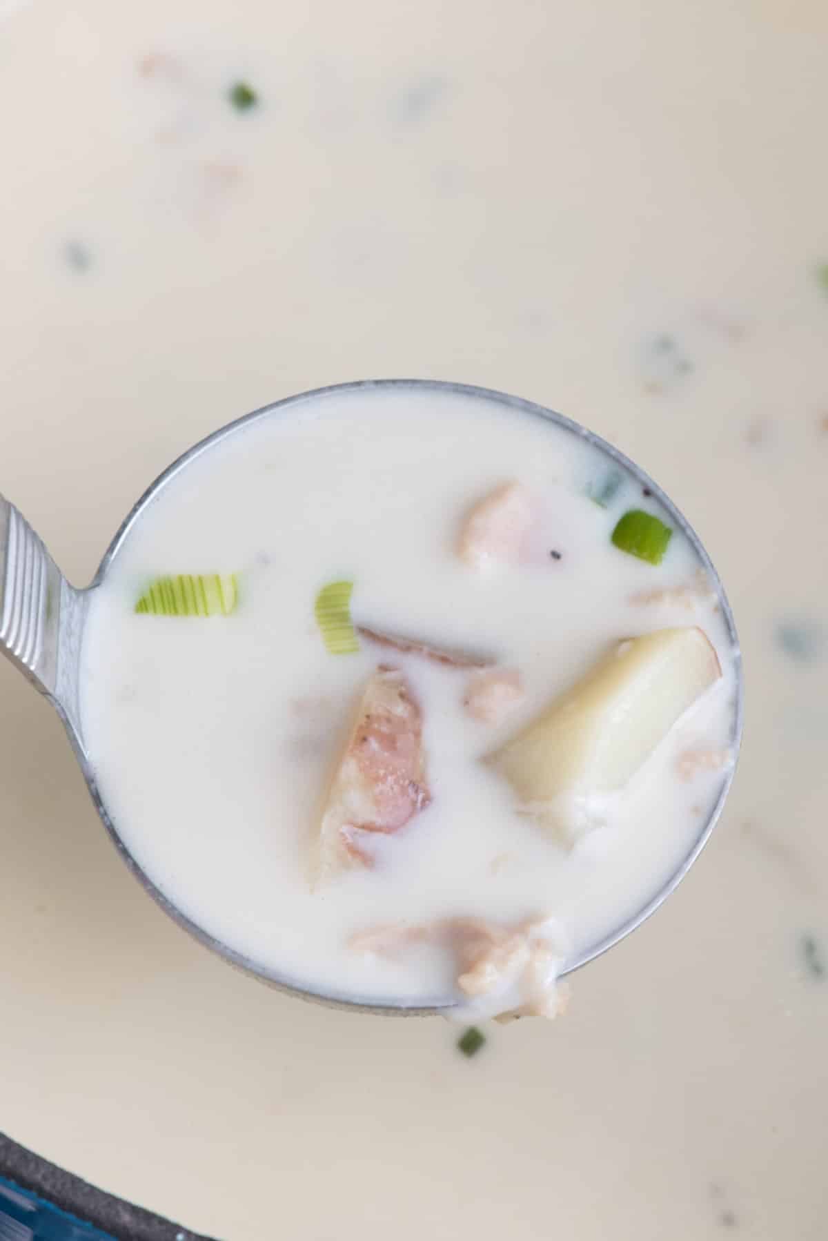 Mom's Clam Chowder Soup - Crazy for Crust