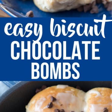 Easy Chocolate Biscuit Bombs - Crazy for Crust