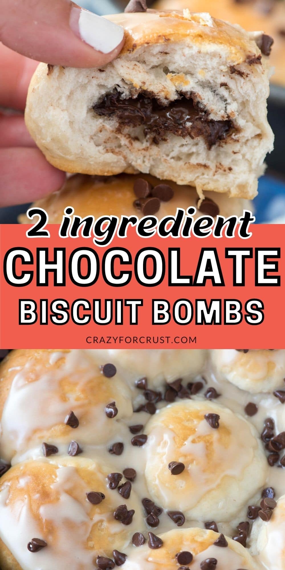 Easy Chocolate Biscuit Bombs - Crazy for Crust