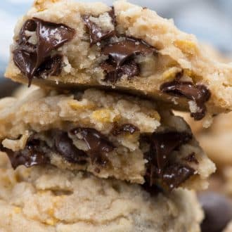 Chocolate Chip Cornflake Cookies - Crazy for Crust