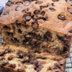 Chocolate Chip Banana Bread Recipe Crazy For Crust