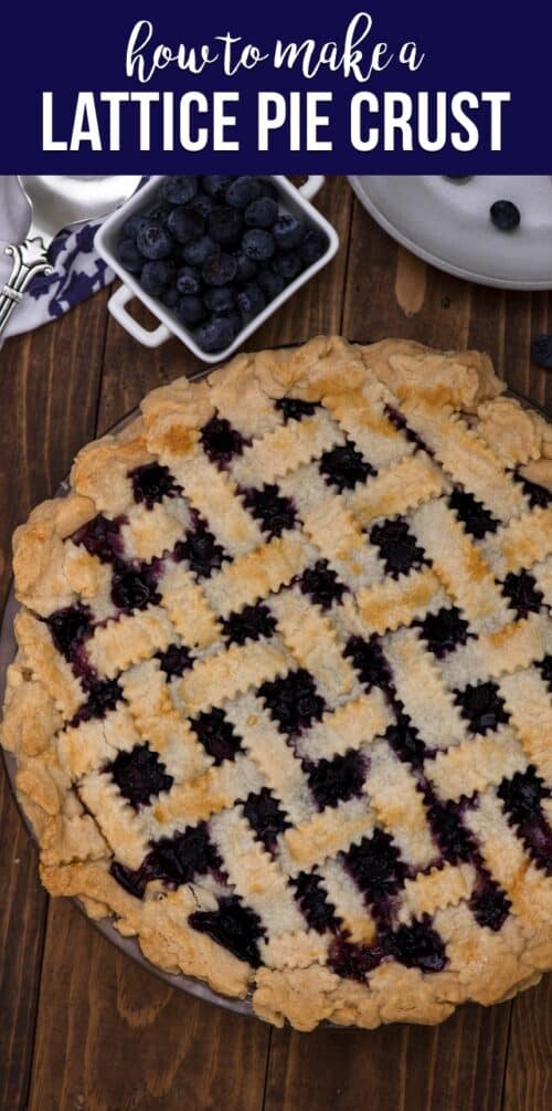 How to Make a Lattice Pie Crust - Crazy for Crust