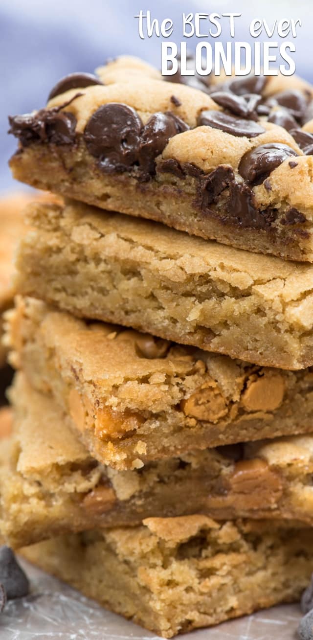 The BEST Blondie Recipe (the only one you need) - Crazy for Crust
