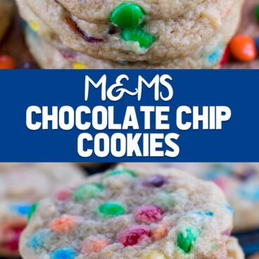 Chocolate Chip M&M Cookies - Crazy for Crust
