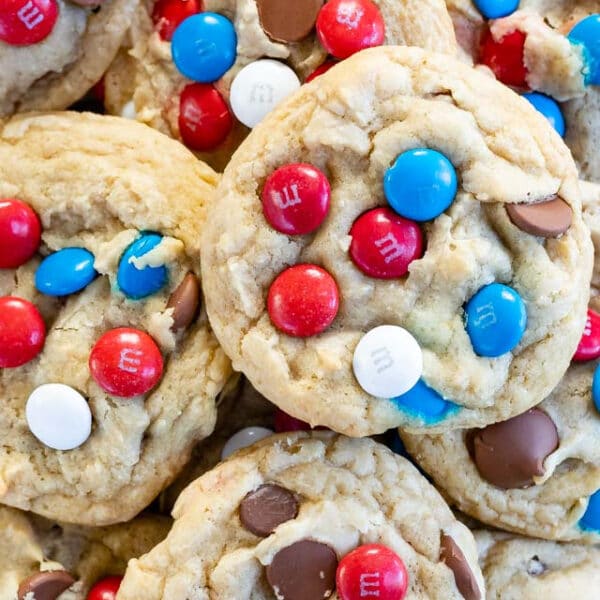 Fireworks Pudding Cookies - Crazy for Crust