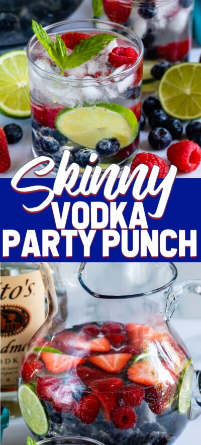 Skinny Vodka Party Punch - Crazy for Crust