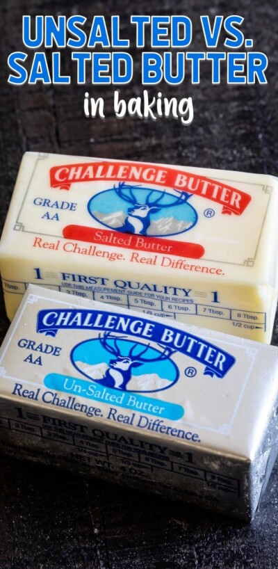 Unsalted Butter vs Salted Butter in Baking - Crazy for Crust